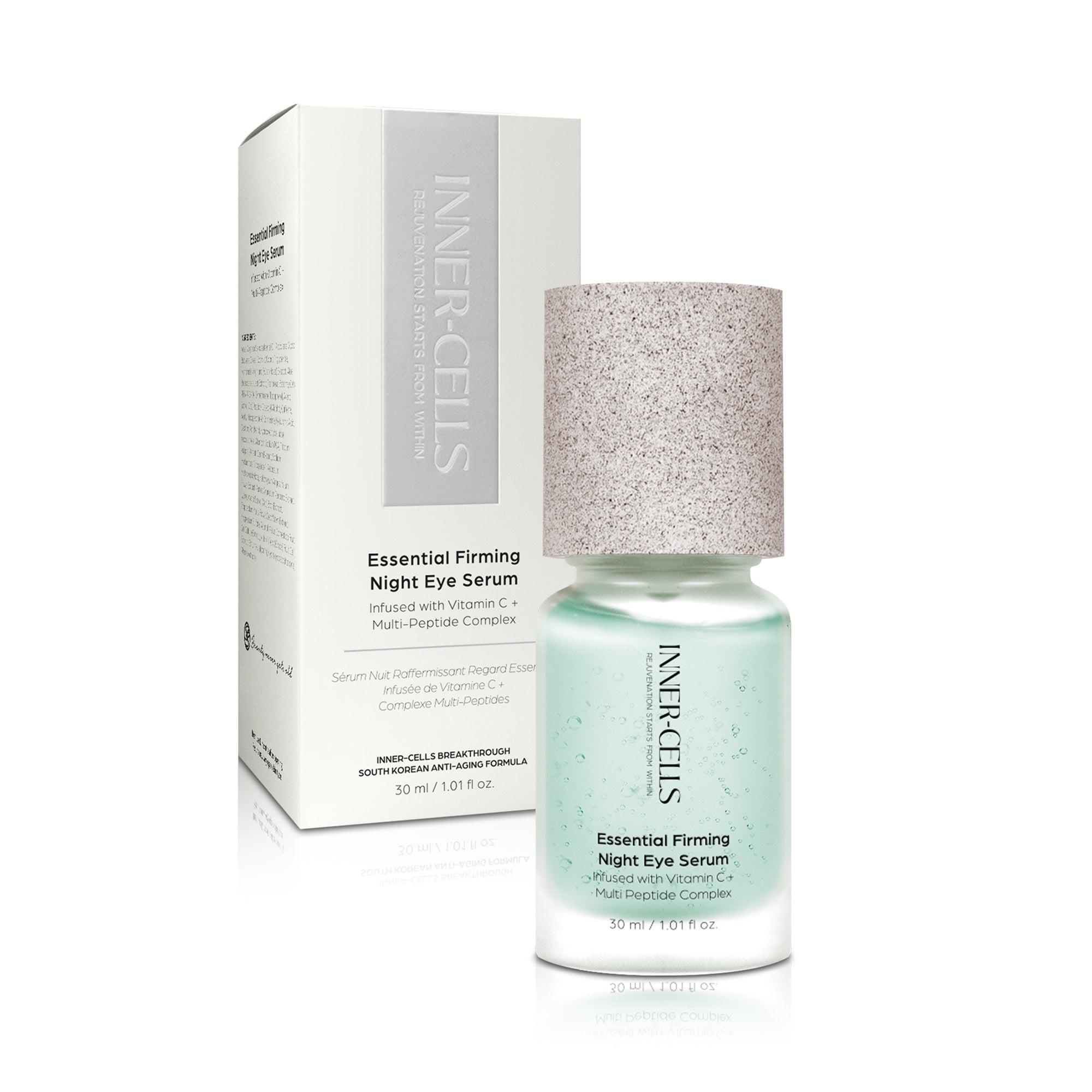 Essential Firming Night Eye Serum Infused with Vitamin C + Multi-Pepti ...